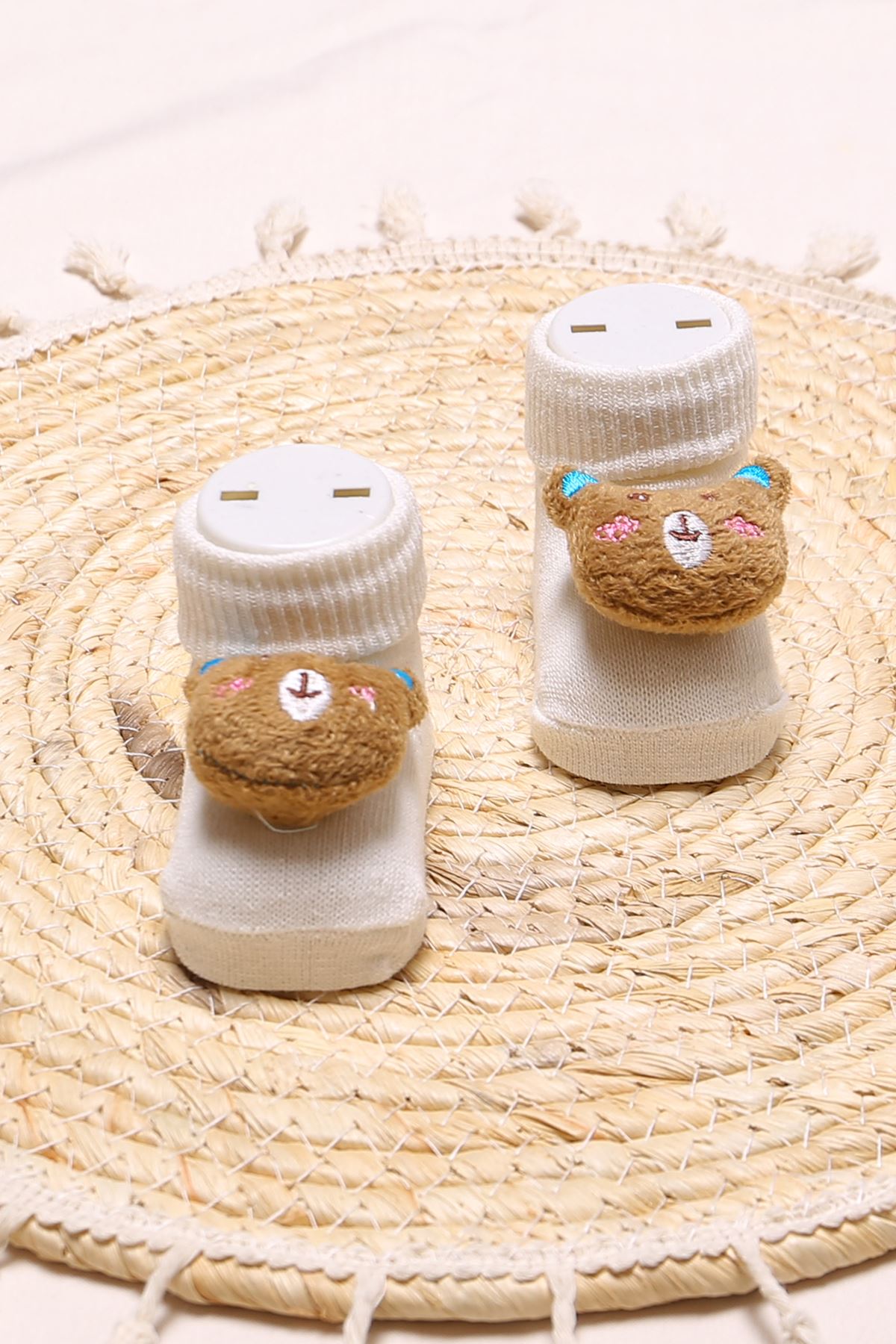 Bebek Çorabı Kahvekrem - 12044.264. - Haydigiy