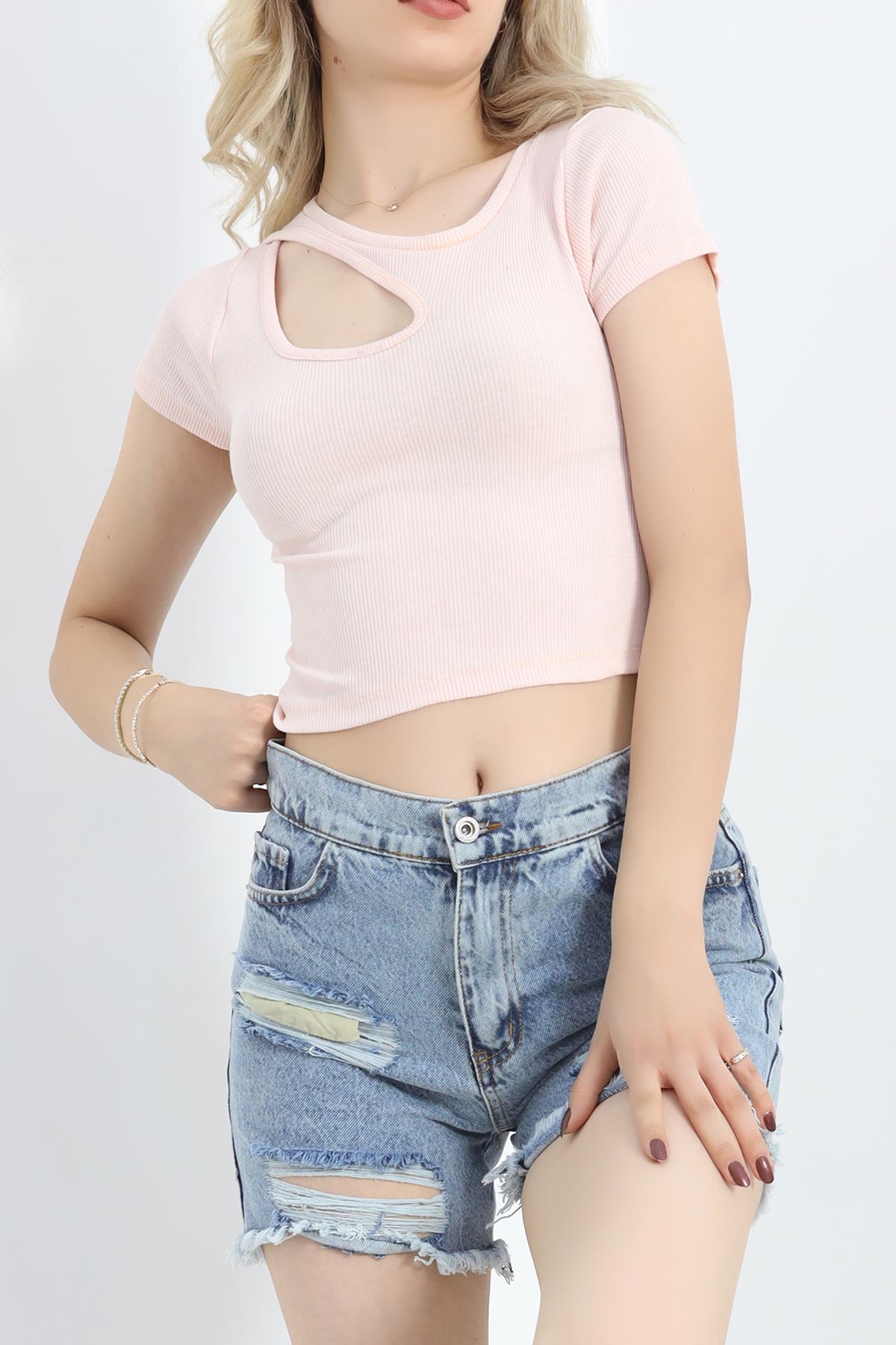 Damla Dekolteli Body Pudra - 18602.1723. - Haydigiy