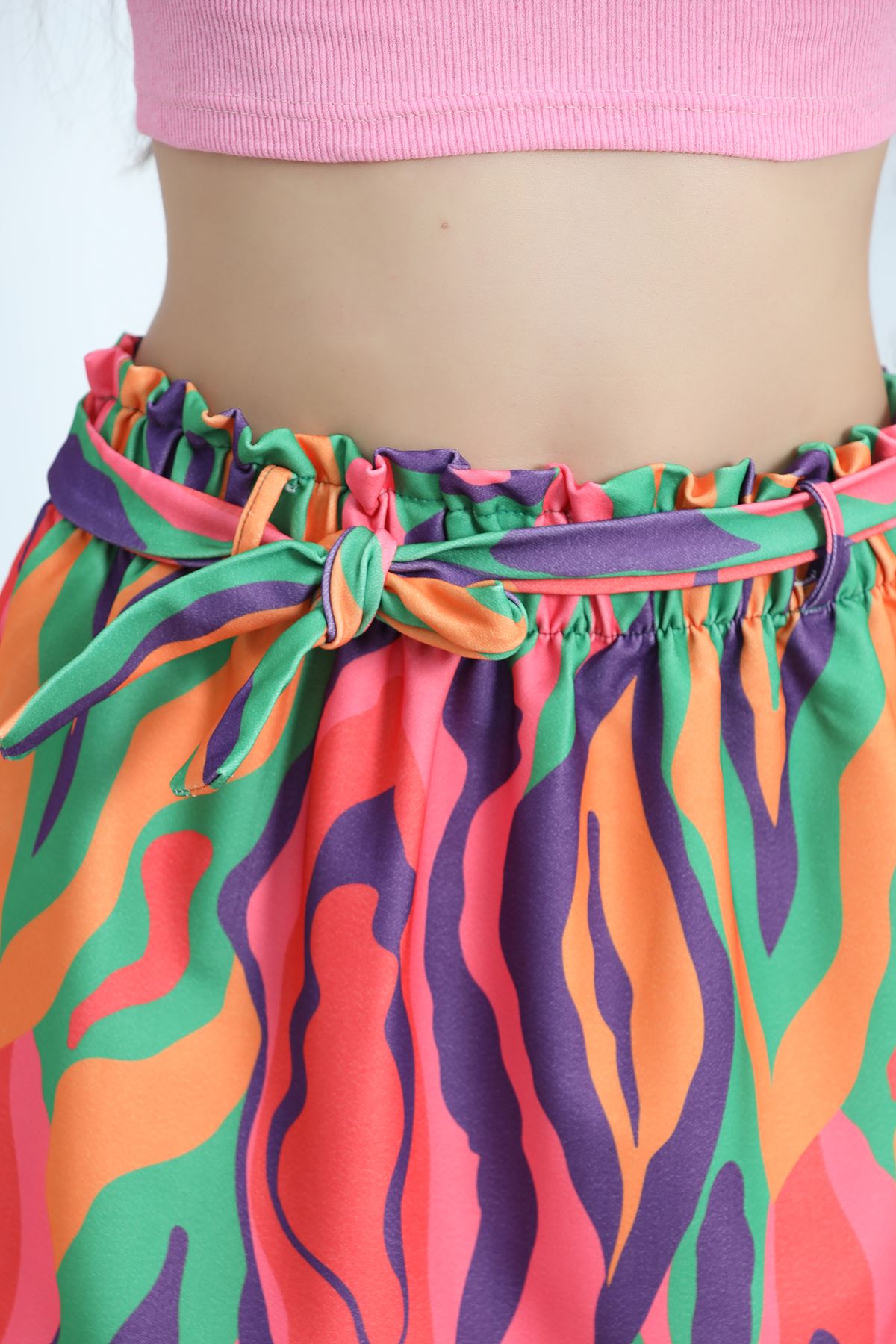 Desenli Dokuma Etek Rengarenk - 19890.1837. - Haydigiy